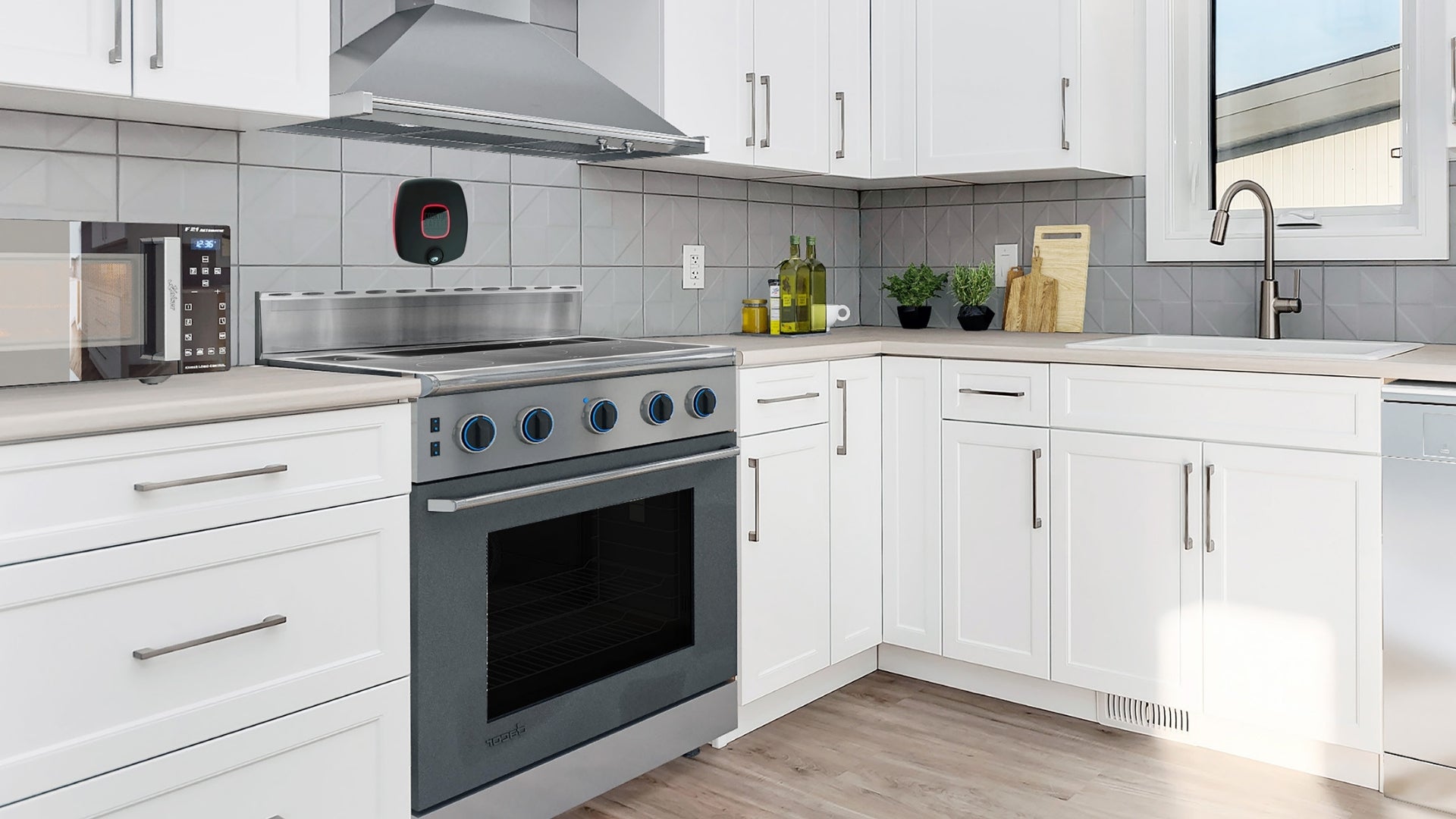 AI Kitchen Sensor & Cooktop Fire Safety – CTS Smart Kitchen Sensor